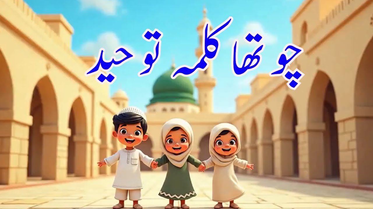 Chotha Kalma Touheed |4th Kalma Poem For Kids | Kalma E Touheed ...