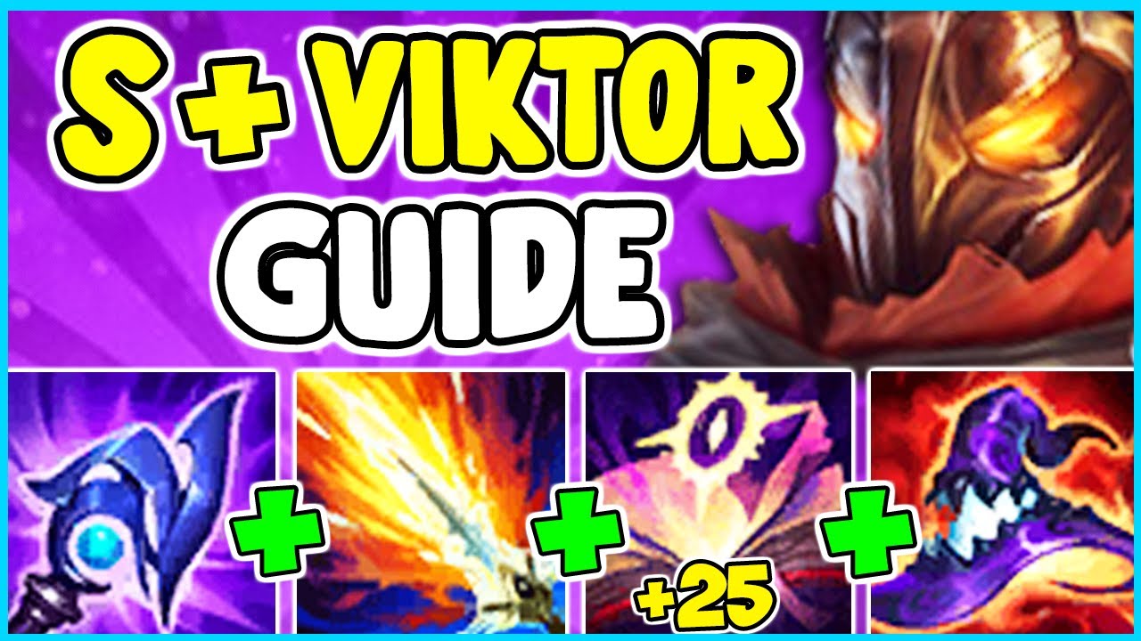 HOW TO PLAY VIKTOR MID & SOLO CARRY IN SEASON 11 | Viktor Guide S11 ...