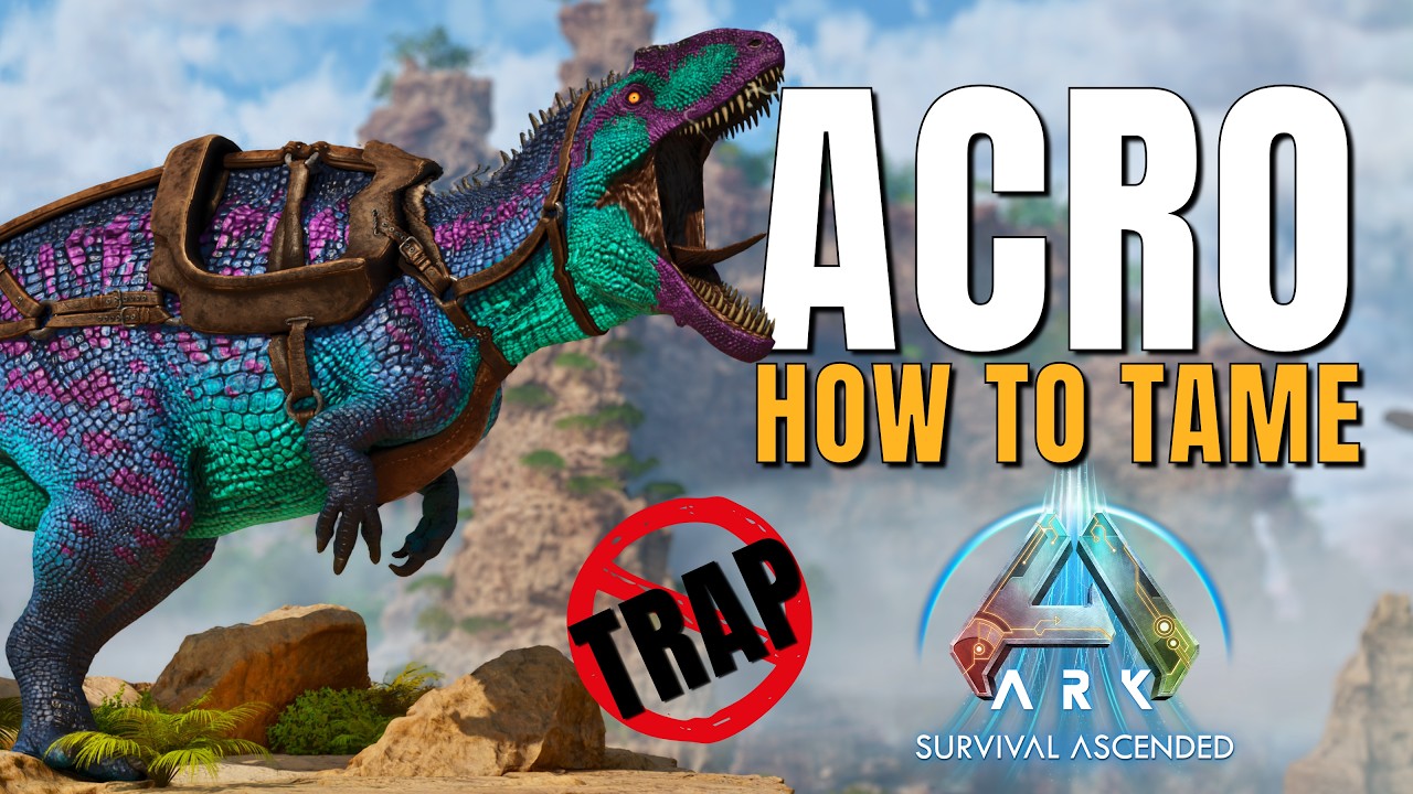 Everything you need to know to TAME the ACRO! | Ark Survival Ascended ...