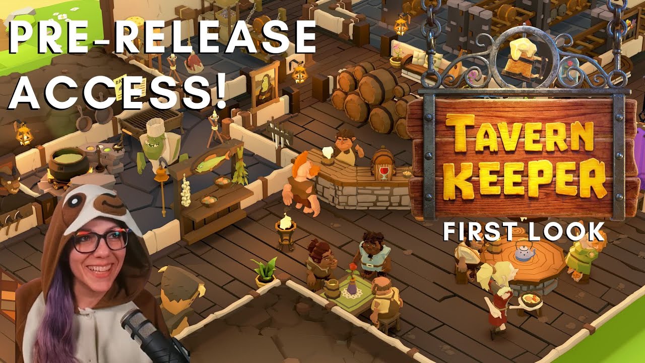 PRE-RELEASE Tavern Keeper - New tavern management game Day 2 - YouTube