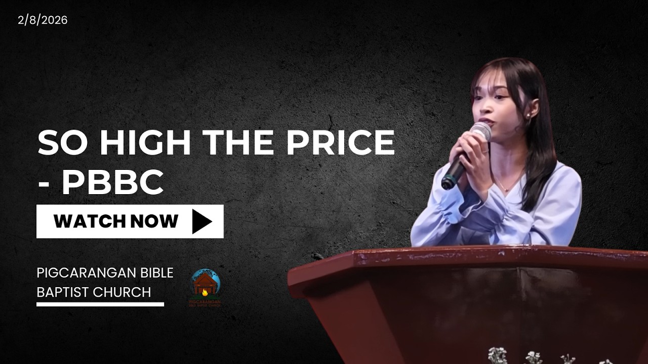So High The Price - PBBC - YouTube