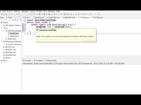 Java LocalTime example - YouTube