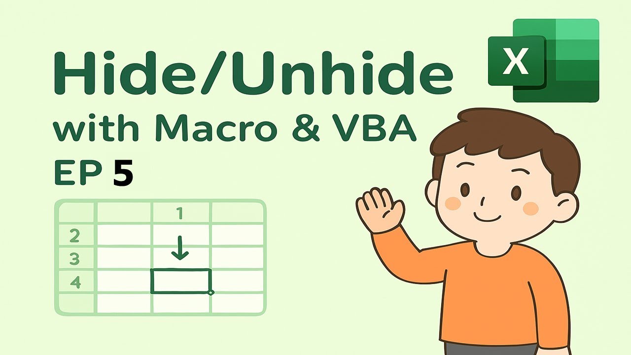 Excel Hide Unhide EP 5 YouTube Excel Hide Unhide EP 5 YouTube