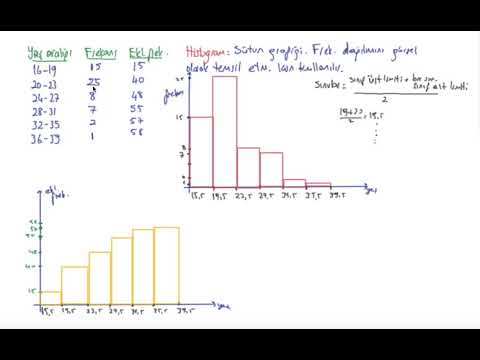 2) İstatistik - Frekans dağılımı ve histogram