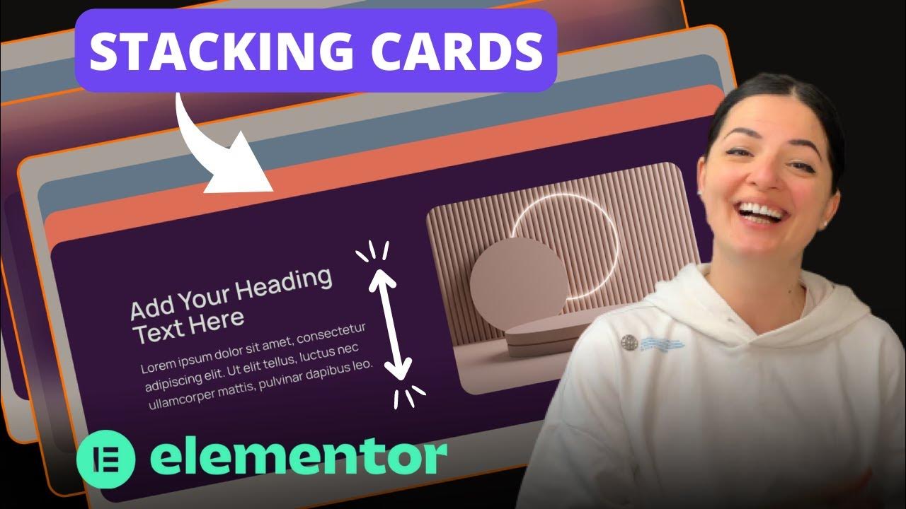 STACKING CONTAINERS ON SCROLL - Elementor container edition - YouTube