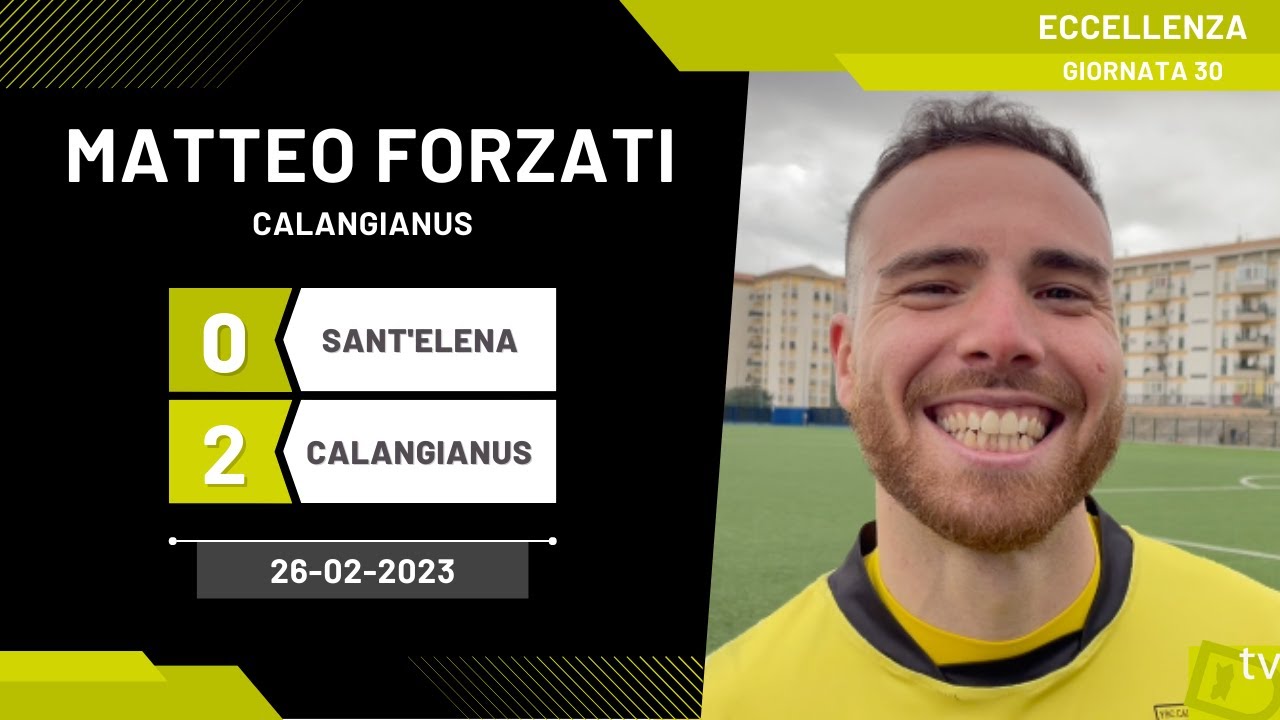 Matteo Forzati portiere Calangianus 26-02-2023 - Diario Sportivo - YouTube