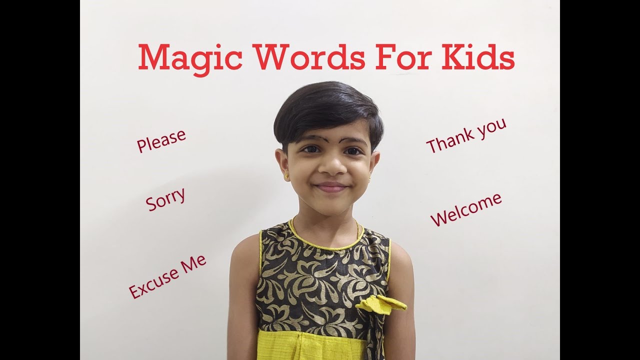 Magic Words for kids. - YouTube