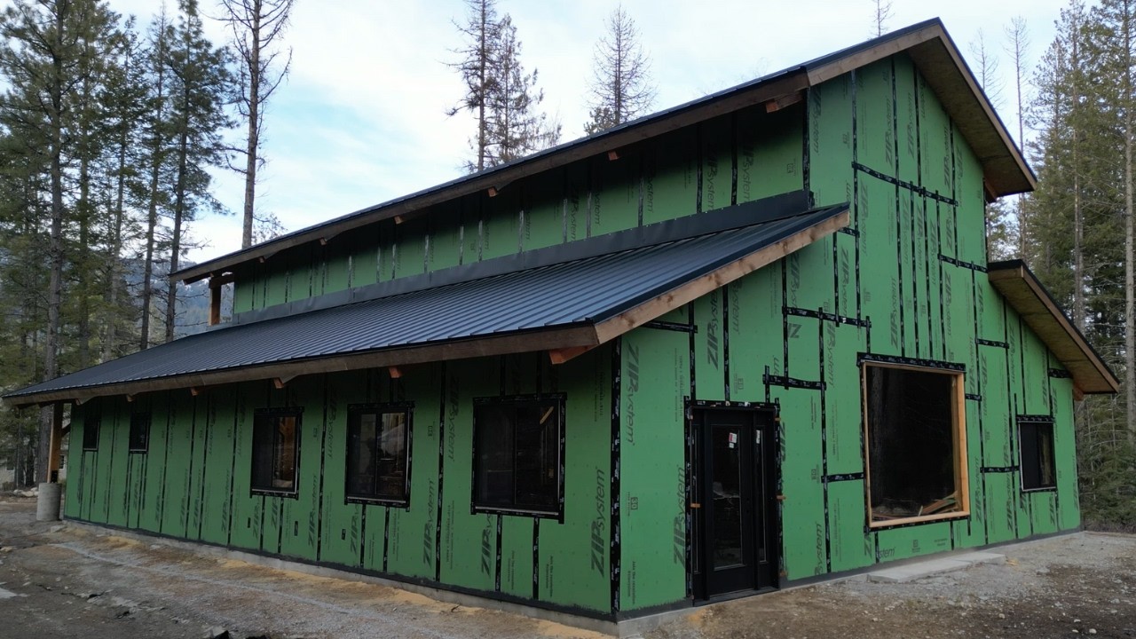 Building A BARNDOMINIUM On Our OWN - Installing And Flashing Entry ...