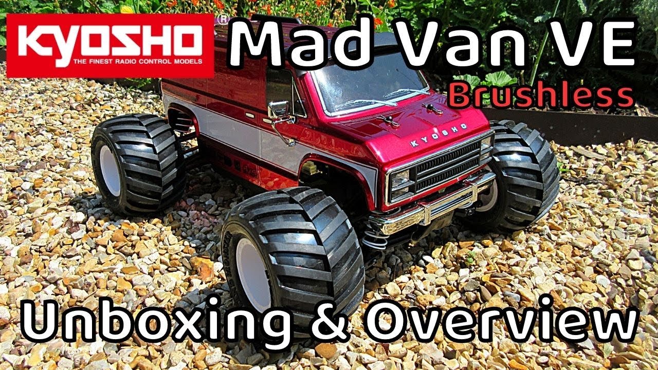 Kyosho Mad Van VE Brushless Unboxing and Detailed Overview. 4WD RC ...
