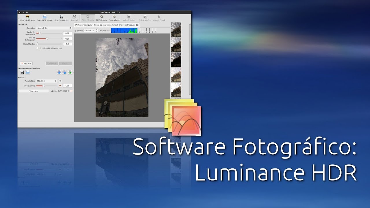 Software fotográfico en Linux: Luminance HDR - YouTube