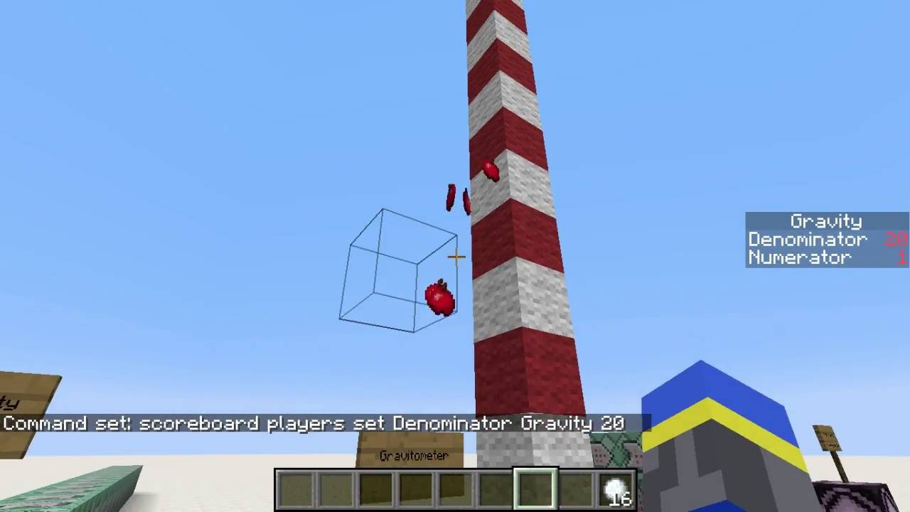 Custom Gravity in Minecraft 1.10 (16w20a) - YouTube