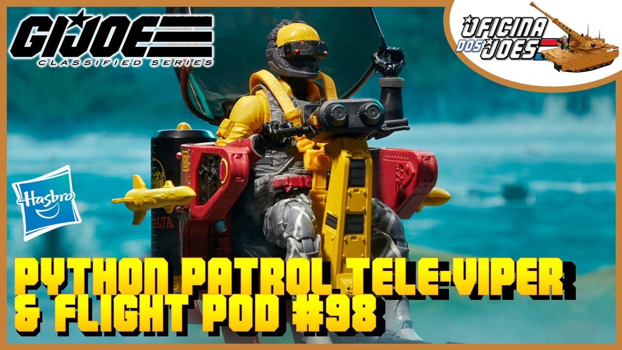 Python Patrol Tele-Viper & Flight Pod - GIJoe Classified - Review em PT ...