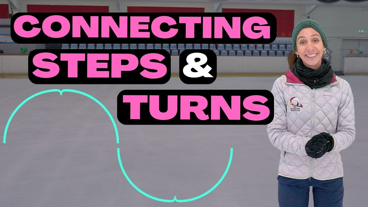 How To Connect Figure Skating Steps & Turns - YouTube