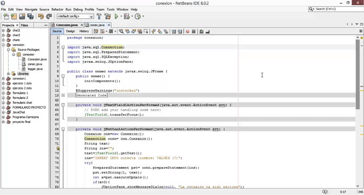 Conexión de java netbeans con mysql workbench - YouTube