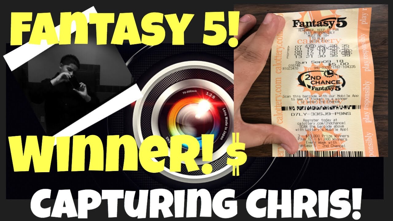 Fantasy 5 Ticket Winner! Ca Lottery - YouTube