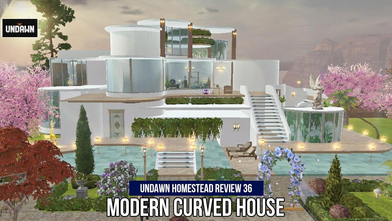 GREBEK RUMAH UNIK TIPE MODERN MINIMALIST DENGAN DESAIN LENGKUNG ...