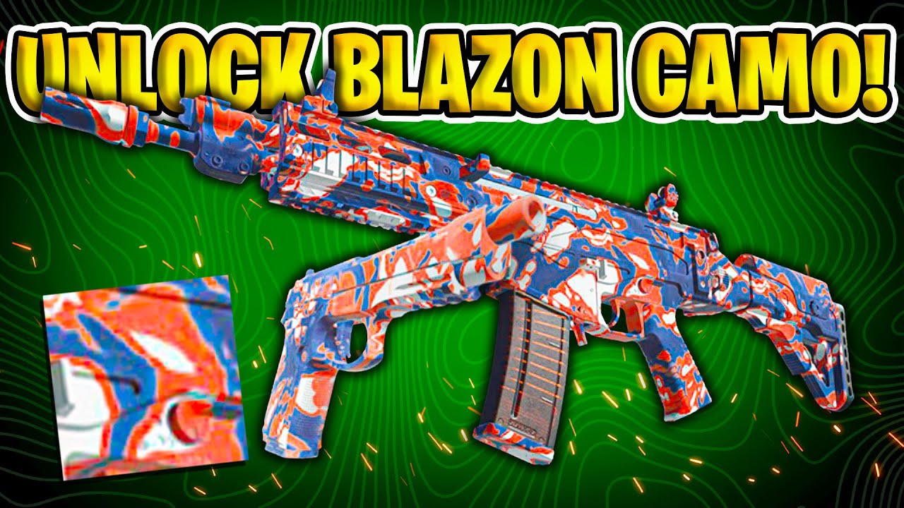 How To Unlock NEW "BLAZON" CAMO in MW3! - YouTube