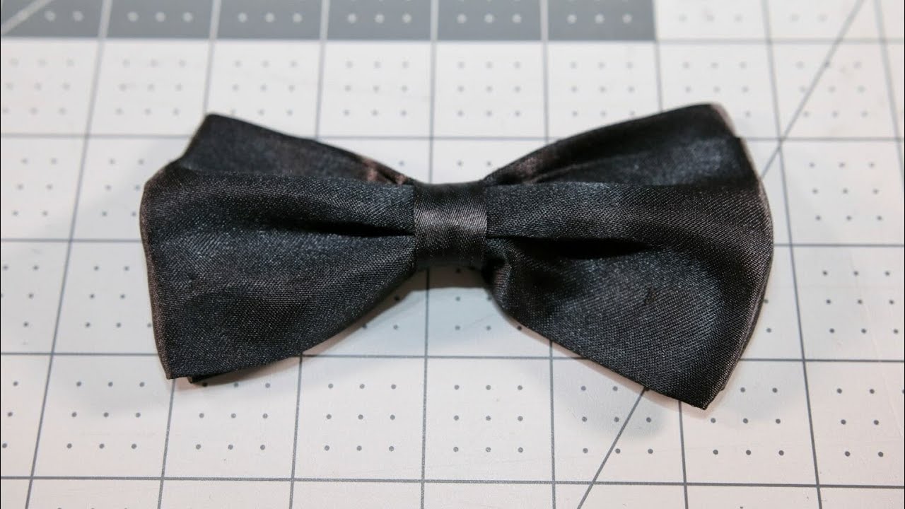 How to make a bowtie, cool bow tie - YouTube