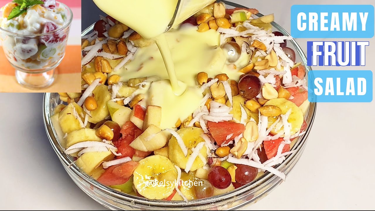 HOW TO MAKE CREAMY FRUIT PARFAIT / BUSINESS FRIENDLY FRUIT SALAD RECIPE ...