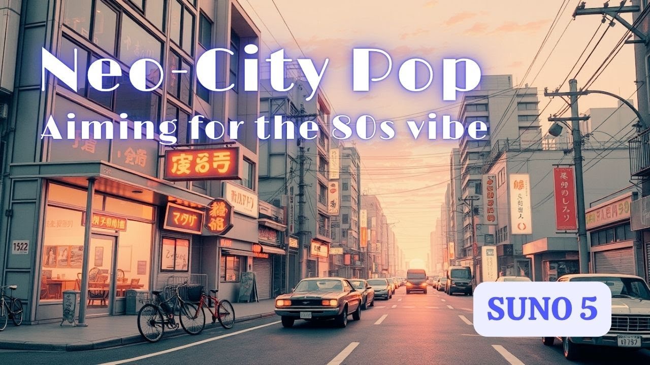 Neo-City Pop _ Aiming for the 80s vibe Music Album - made with Suno AI ...