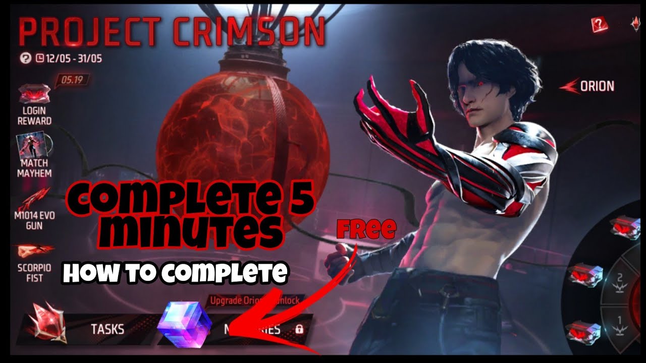 how to complete project crimson event in just 5 minutes unlimited token ...