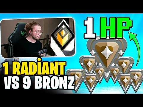 1 COMBATRY vs 9 BRONZ ama bronzlar 1 CAN! | Valorant