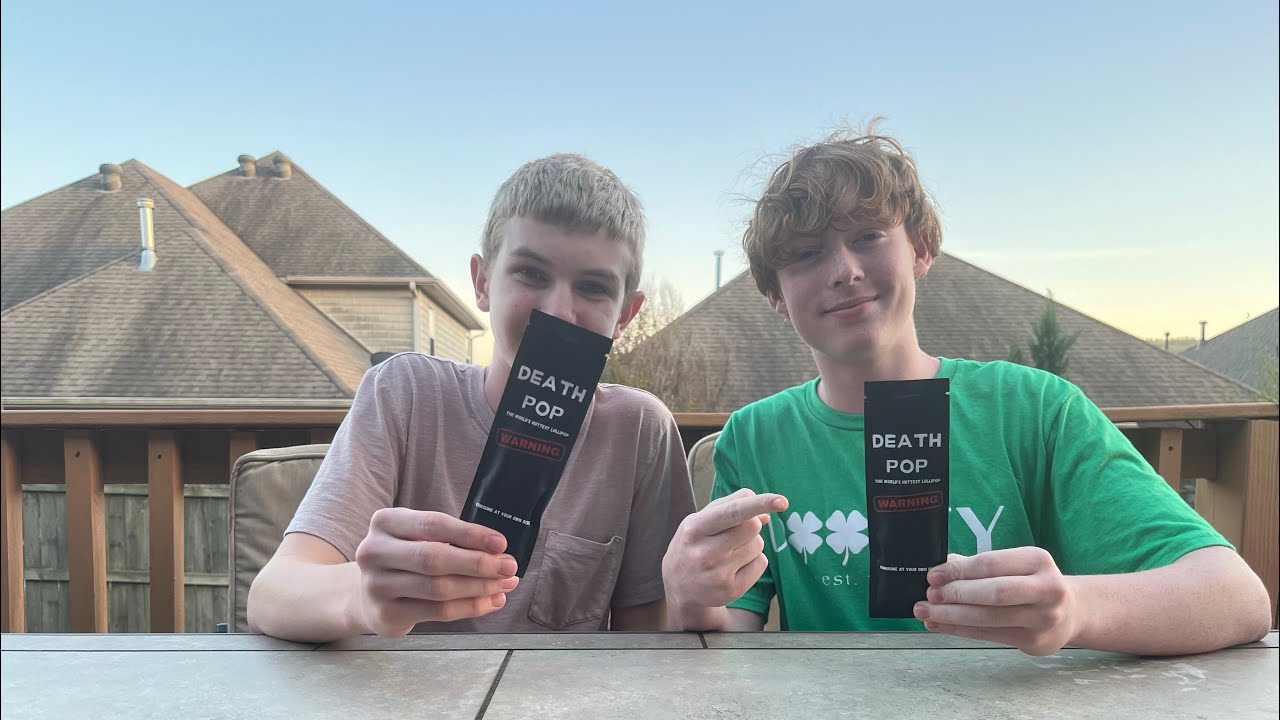 DEATH POP CHALLENGE (10 MILLION SCOVILLE UNITS) - YouTube