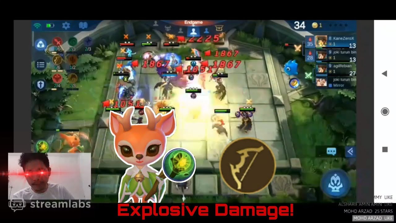 Commander Eva Skill 2 + Marksman Synergy for a win! | Magic Chess ...