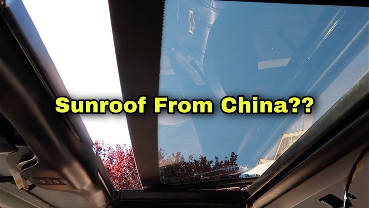 New sunroof install - YouTube
