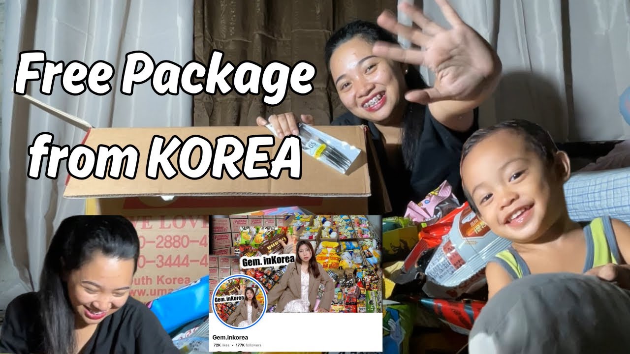 Free Package from Korea by Gem.inkorea | Micah Cinco Verallo - YouTube