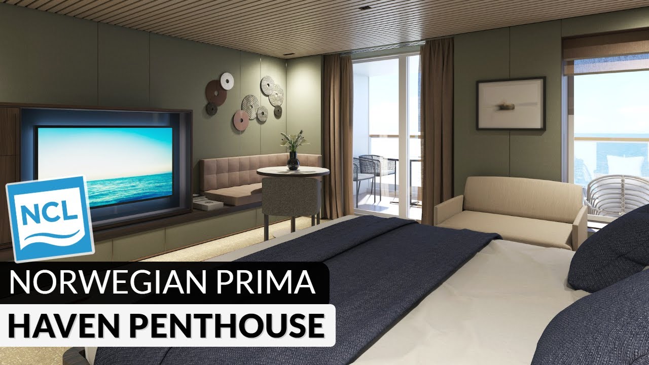 Norwegian Prima | HE The Haven Penthouse with Balcony Walkthrough Tour & Review 4K | NCL PR1MA ...