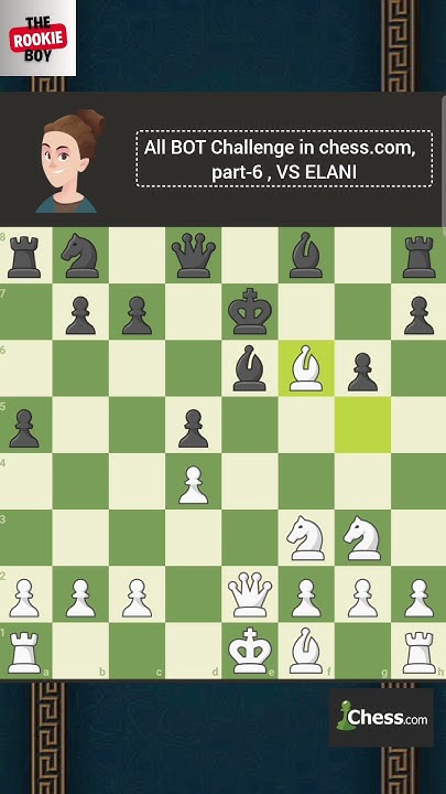 ALL BOT CHALLENGE IN CHESS.COM !! Part-6 , VS ELANI #chess #chesscom #chessgame #challenge #bot ...