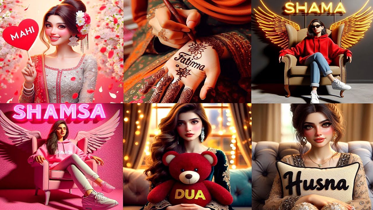 Whatsapp Dpz For Girls | Name Dpz | Dpz For Girls | Muslim Girls Names ...