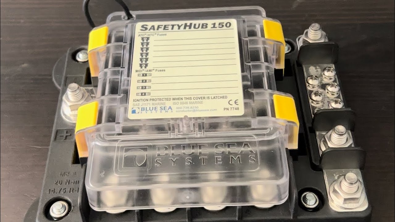 Blue sea Safety Hub 150 - YouTube