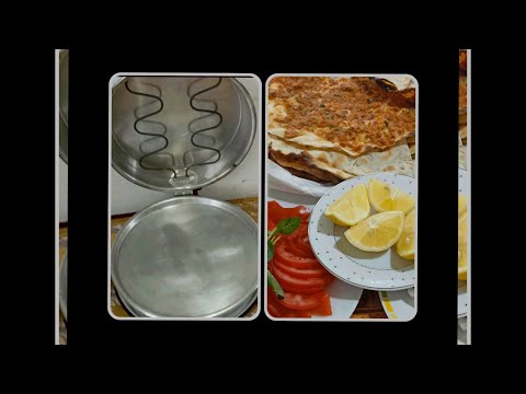 🔔✅ Elektrikli Ev Tandırı Tanıtımı 🍀Ev Tandırında Lahmacun Yapımı🍀 Dışarda para vermeye son‼️💯