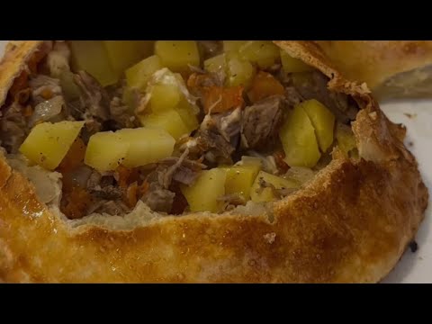 İçi ətli kartoflu çörək 💯 ləzzət | içi etli ekmek 💯 yılların tarifi RUS MUTFAĞI 👍🏼