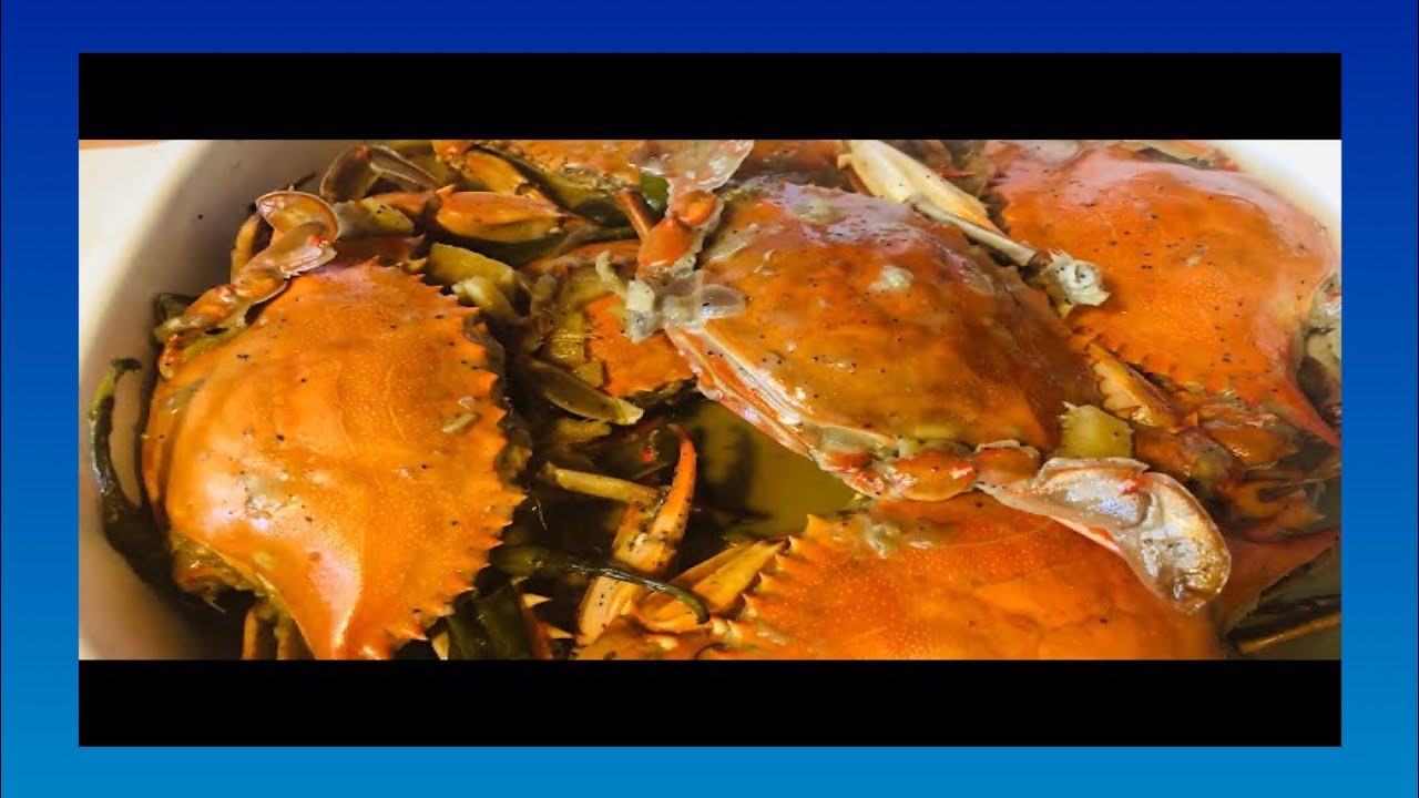 Ginataang Alimasag or alimango // Fresh crabs in coconut milk, etc ...