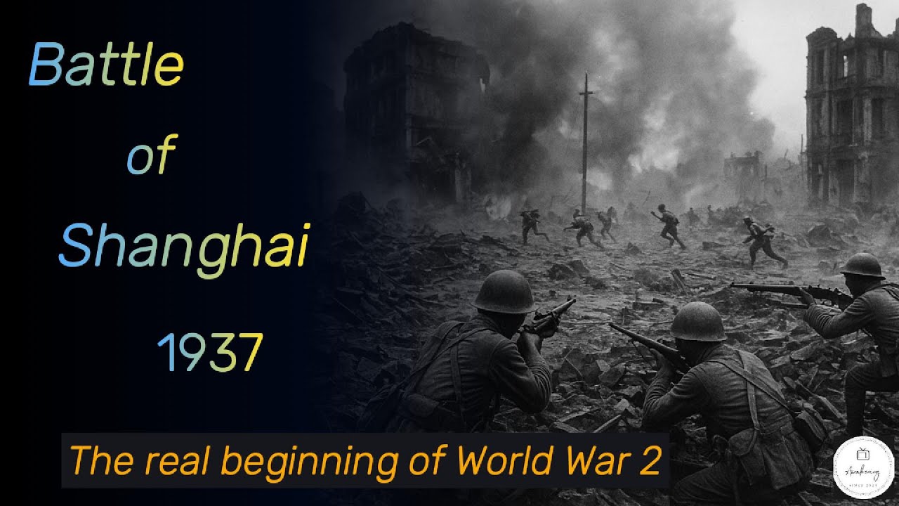 The Battle of Shanghai, the beginning of the second Sino Japanese War ...