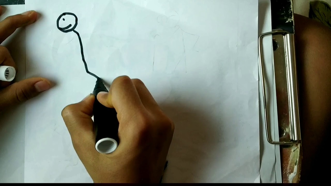 How to draw easy human natures for kids - YouTube