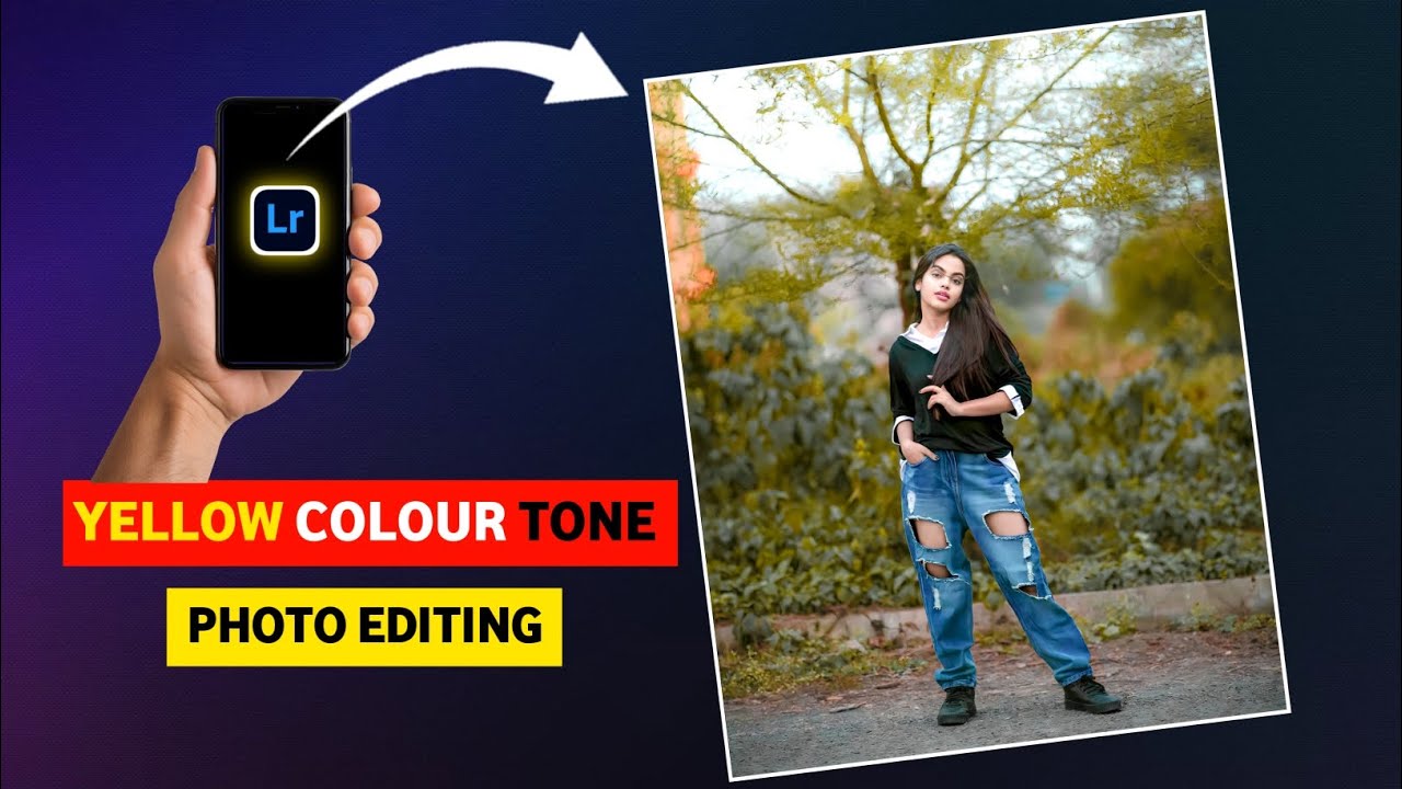 how to yellow tone photo editing | lightroom yellow color tone photo ...