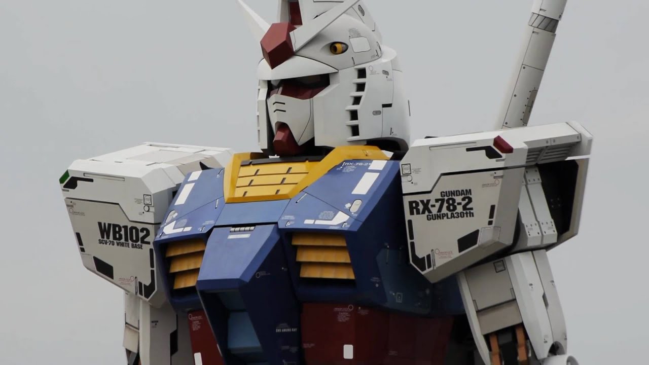 1/1 scale Gundam in Shizuoka : Construction is almost Completed - YouTube