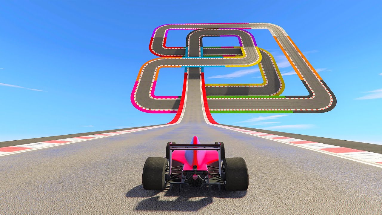 Insane F1 Tricky Track Race - GTA 5 Online - YouTube