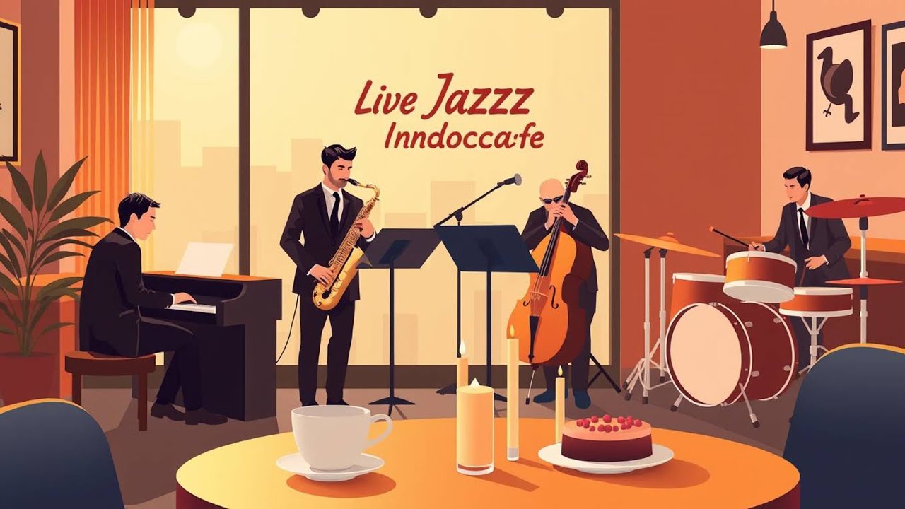 Enjoy Live Jazz Music in a Cozy Café Ambience - Relaxing Live Jazz ...