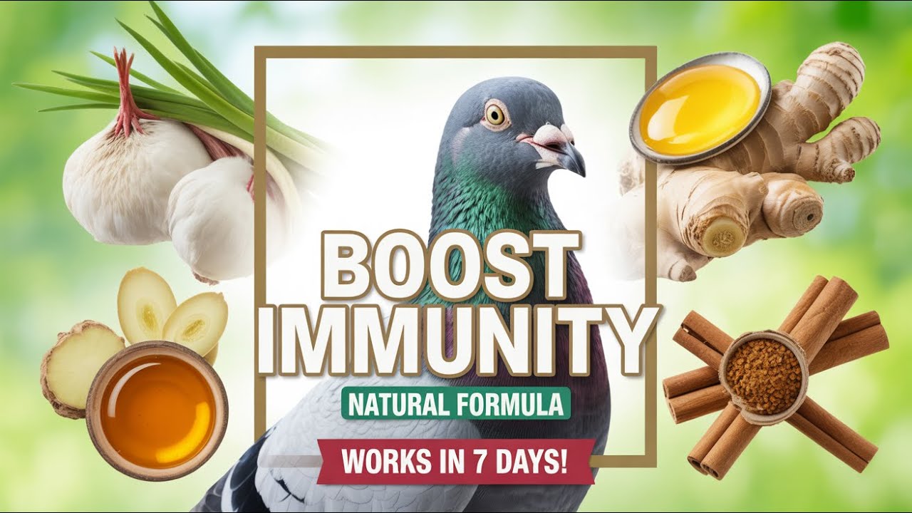 BOOST Your Pigeons' Immunity NATURALLY Garlic Ginger Honey Cinnamon ...