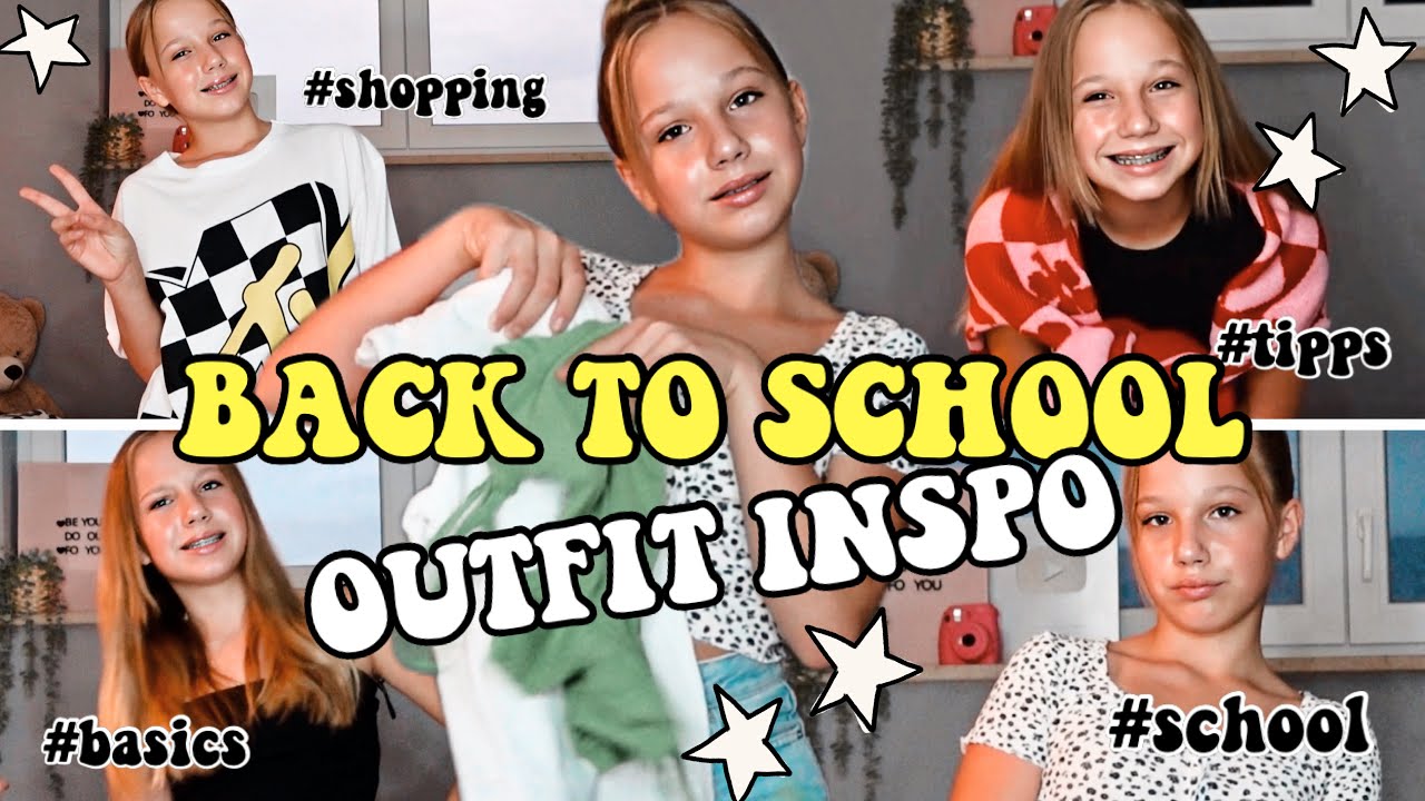 BACK TO SCHOOL OUTFITS🌻 FASHION TIPPS FÜR DIE SCHULE | HEY ISI - YouTube