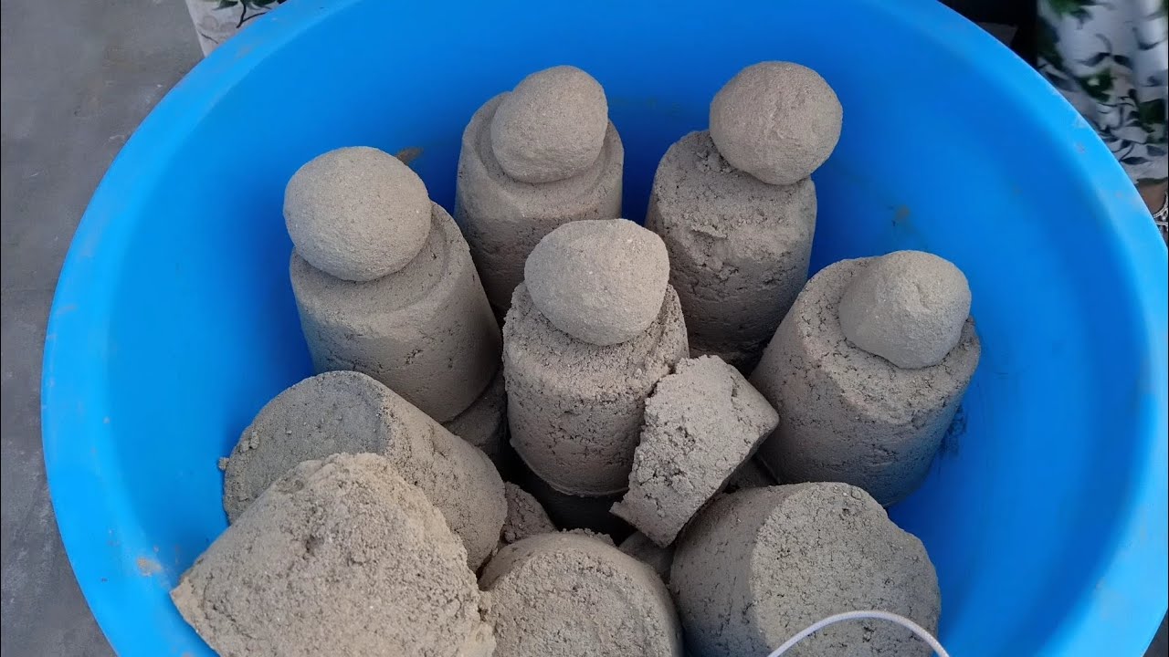 sand mud blocks crumbling||satisfying video||softy||plz subscribe||asmr ...