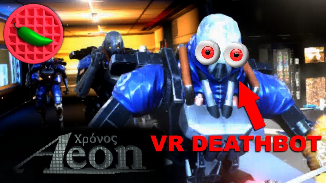 SURREAL KILLER ROBOT ATTACK SIMULATOR! -- Let's Play Aeon VR (HTC Vive ...