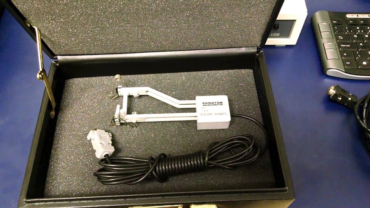 Extensômetro Kratos modelo E-10MP - YouTube