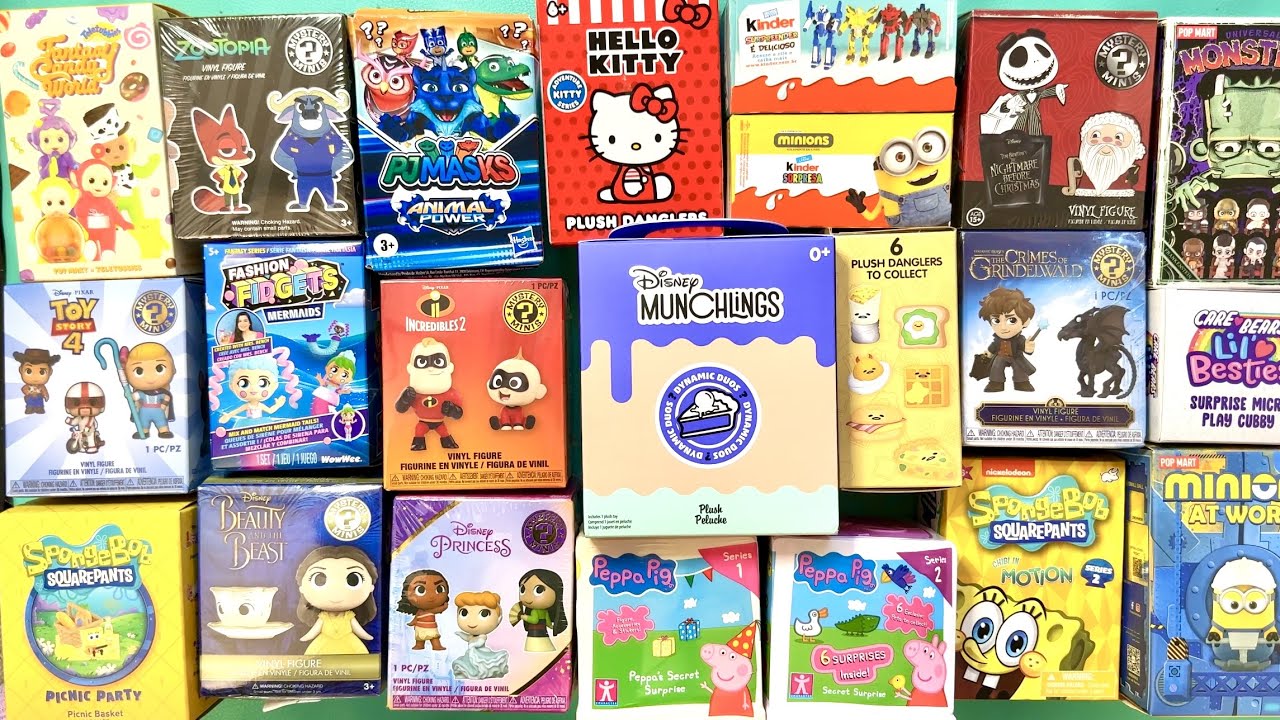 Unboxing 25 surprise boxes so satisfying NO Talking Video 32 minutes ...