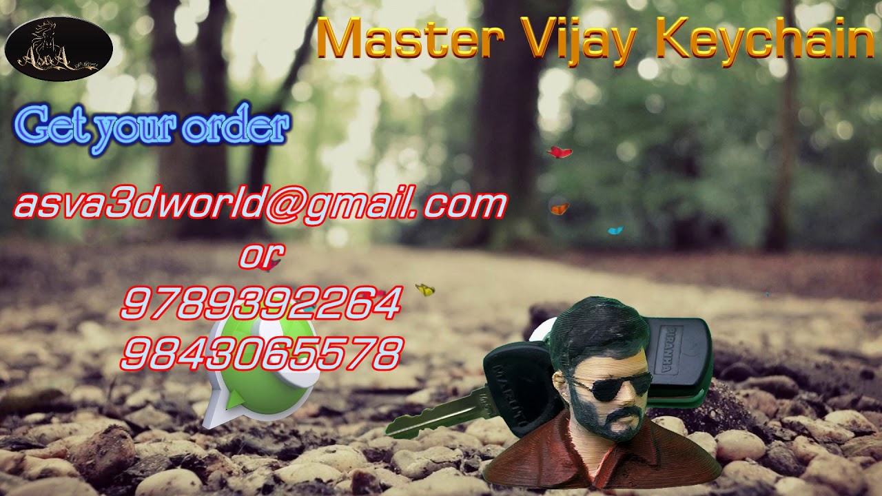 MASTER VIJAY KEYCHAIN - YouTube